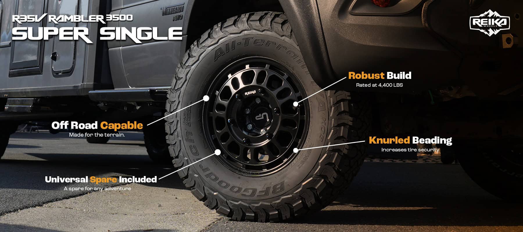 Super Single Wheels: The Alternative to a Sprinter Dually - Reika Wheels